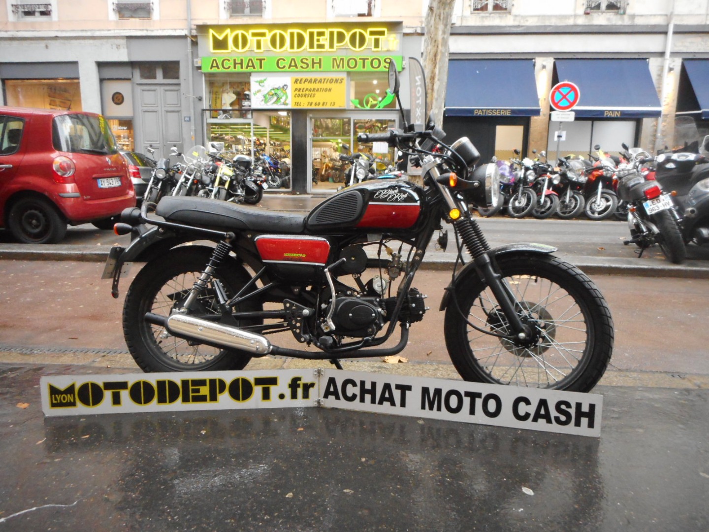 Moto depot : Motos d’occasion de 0 a 50 cc masai, BLACK ROAD 50 MASAI NOIR